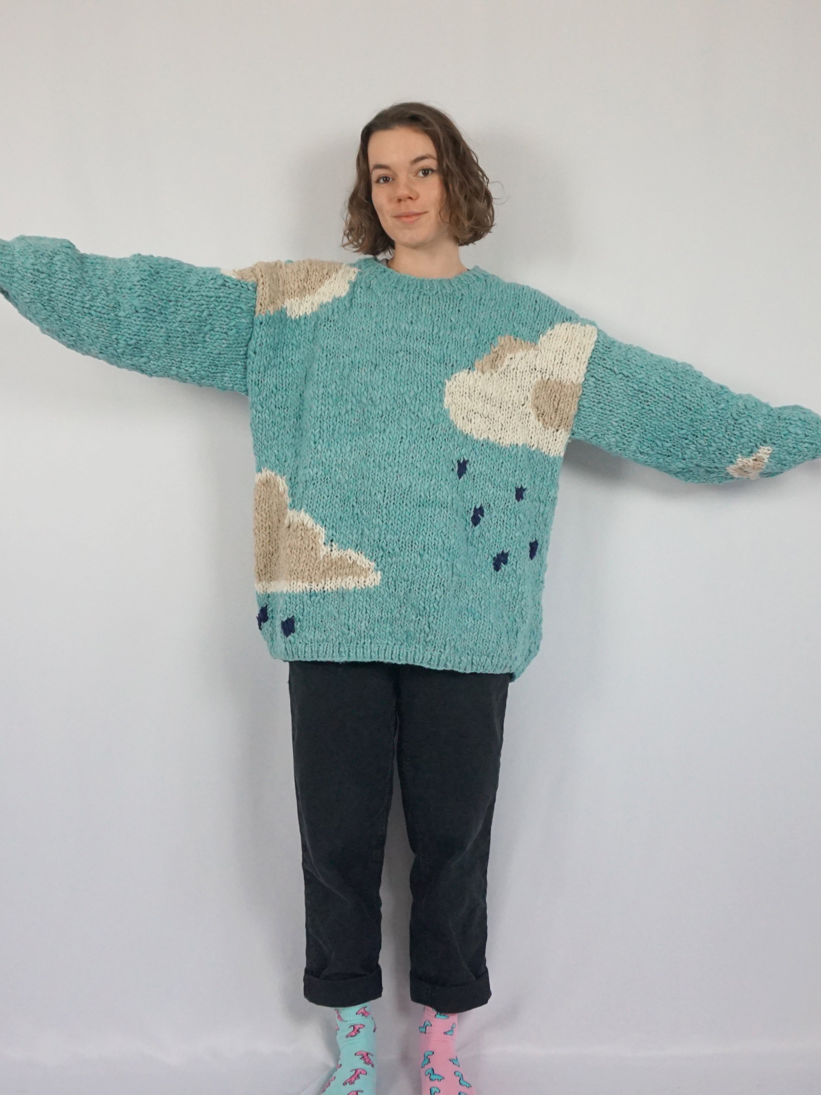 Handmade Deadstock Cloud Jumper | Reloved Studio