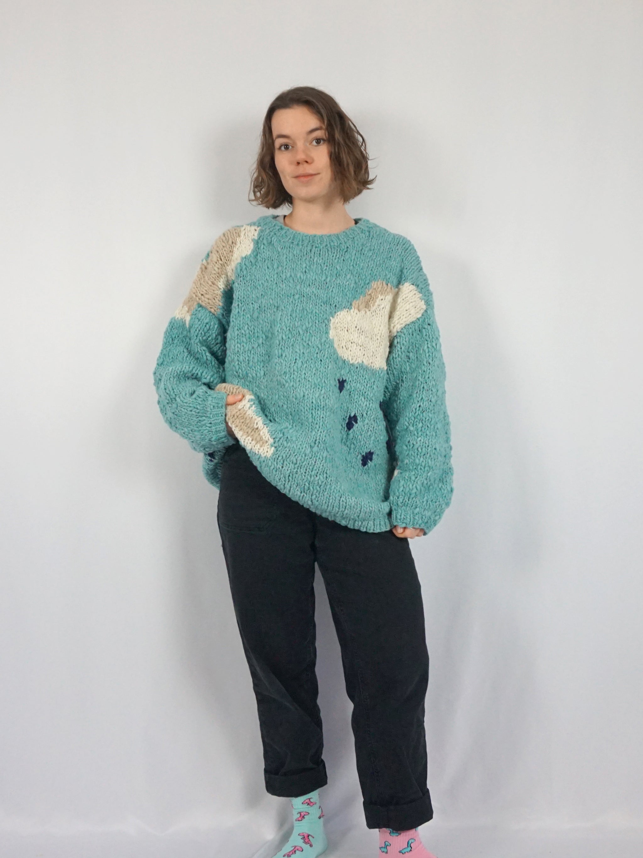 Handmade Deadstock Cloud Jumper | Reloved Studio