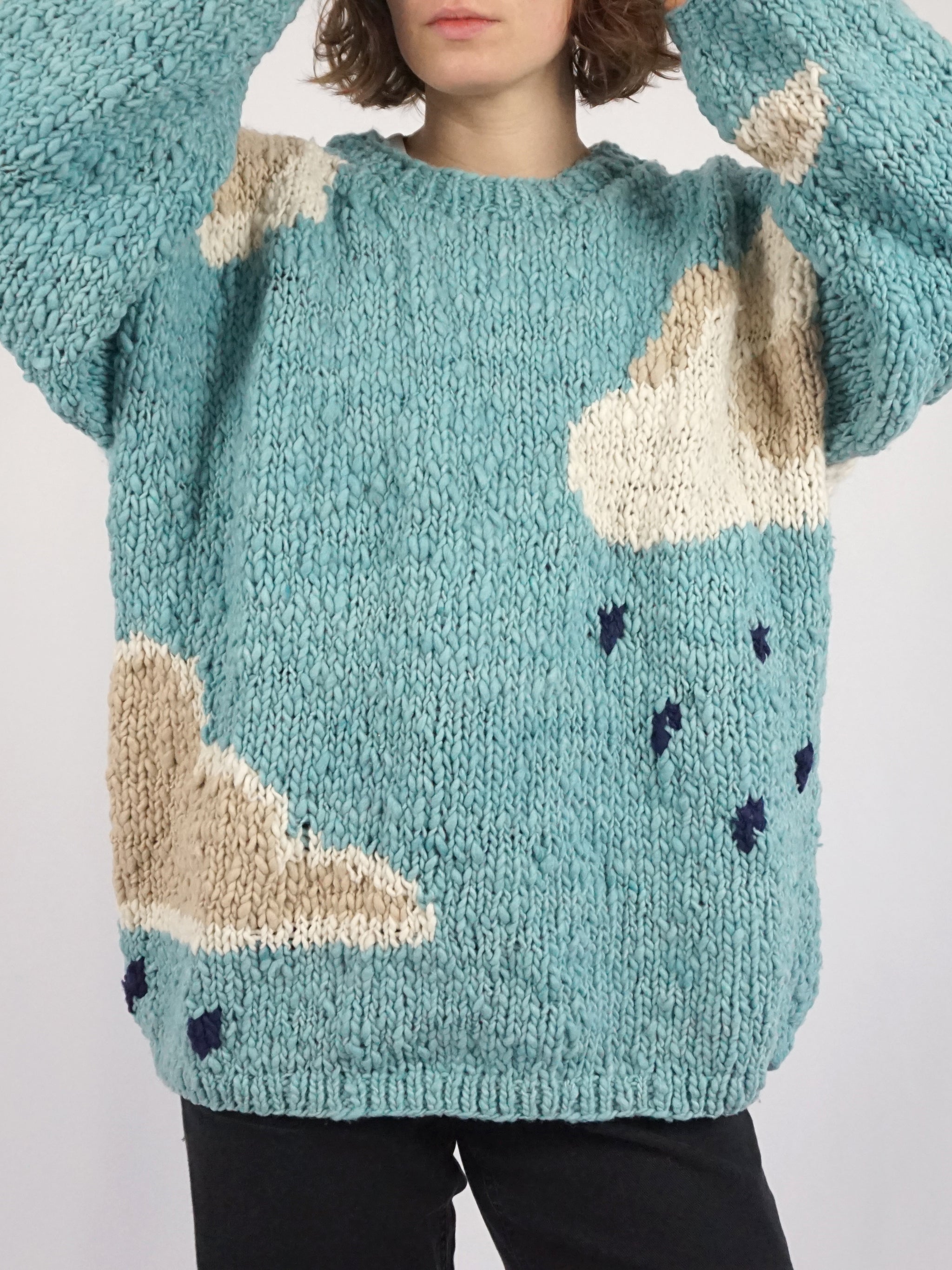 Handmade Deadstock Cloud Jumper | Reloved Studio