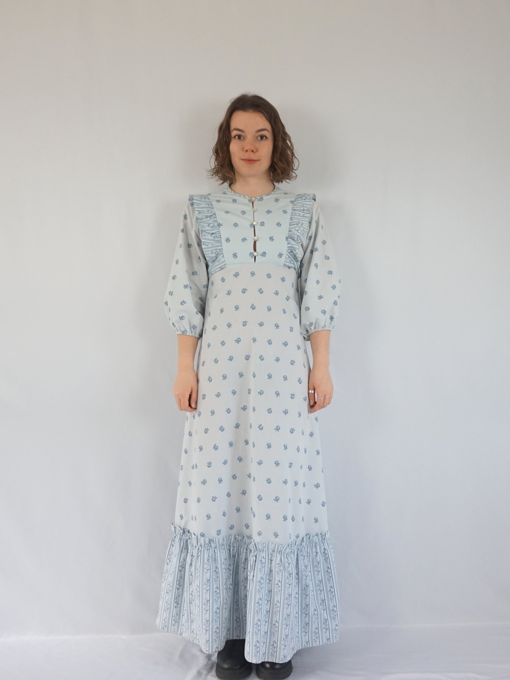 Vintage 70s Simon Ellis Prairie Dress - S | Reloved Studio