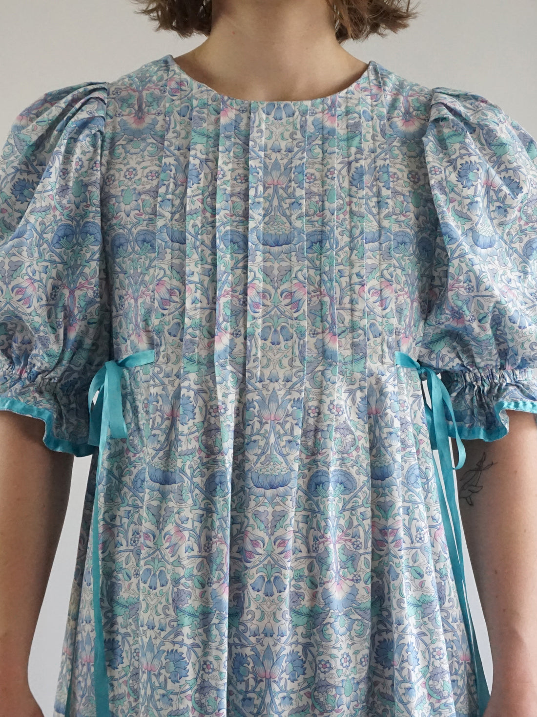 Vintage 70s William Morris Style Maxi Dress - S | Reloved Studio
